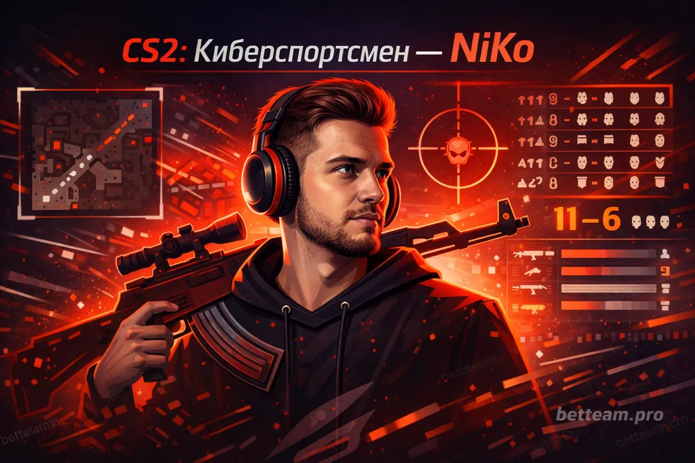 NiKo из Team Falcons 🎯 Боснийская звезда CS2